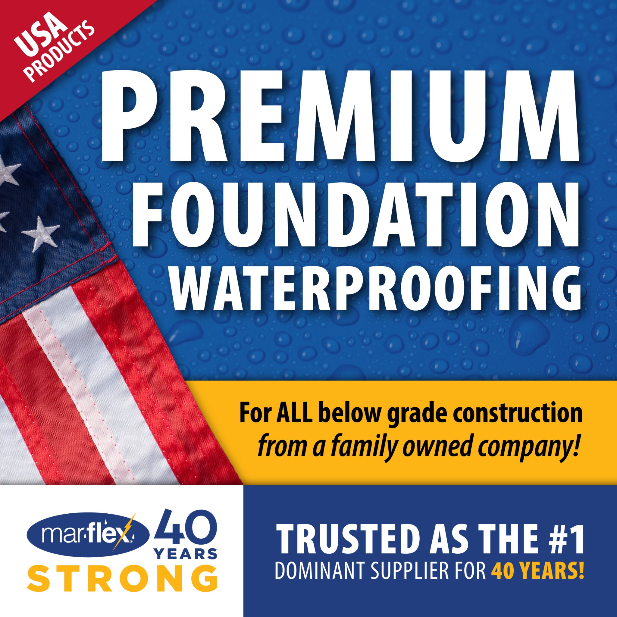 Residential Waterproofing, Sealants, and Dampproofing Products